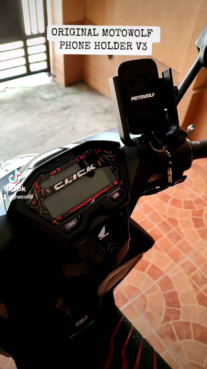 ORIGINAL MOTOWOLF PHONE HOLDER V3 360 DEGREES ROTATING BALL (HARD ALLOY ...