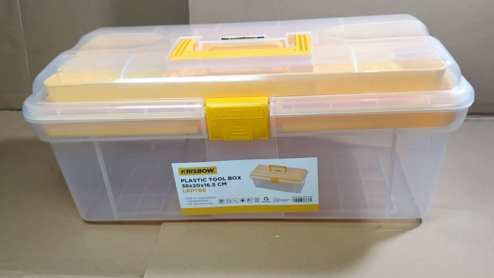 krisbow tools box kotak perkakas kunci 15 inch 38×20×16.5 | Lazada ...