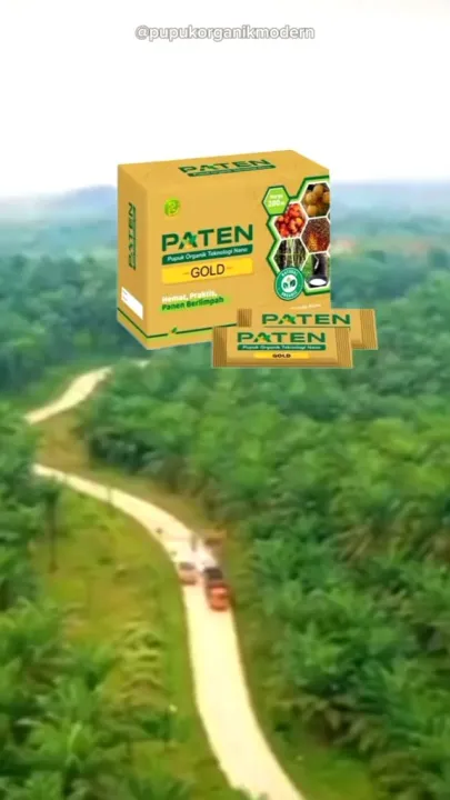 Paket Pupuk PATEN Gold 10 Box 120 Sachet Isi 12 Sachet/Box, 25ml Sachet ...
