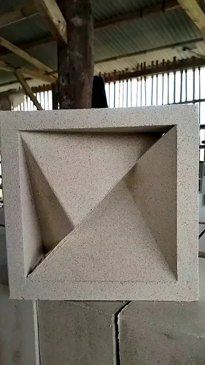 Roster beton warna abu putih merah motif duren lb3/lubang angin ...