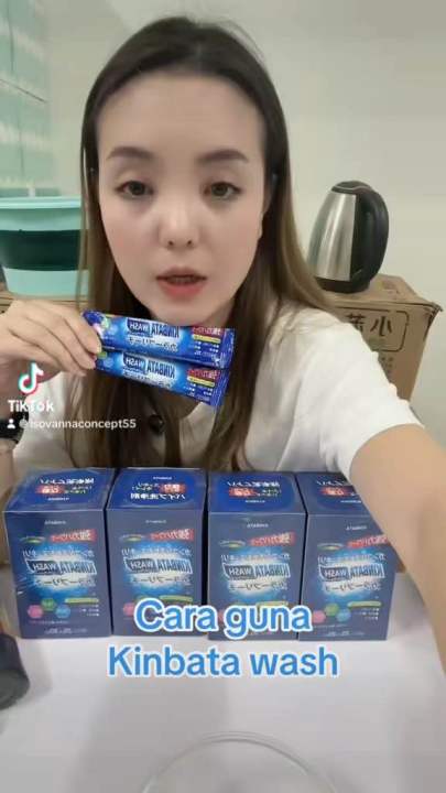 JAPAN KINBATA Wash 100% Safe Fizzy Washing & Bleaching Powder Clothes ...