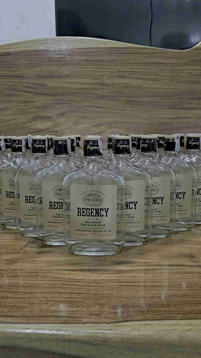 ขวดเหล้าเปล่า ขวดรีเจนซี่แบน Regency ขวดเปล่า 350 ml มีสติ๊กเกอร์ สภาพดี100% | Lazada.co.th
