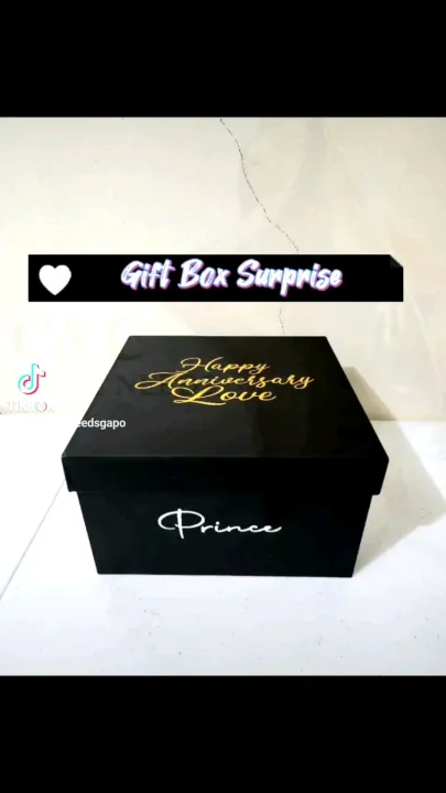 5x5 LIGHT BLUE Gift Box | Hard Box | Square Box | Lazada PH