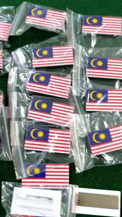 Lencana Pin Magnet Bendera Malaysia Jalur Gemilang/ Malaysia Flag Tag ...