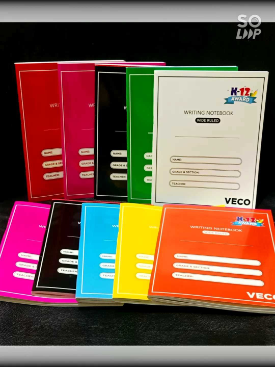 Big lines writing notebook K12 sold per piece | Lazada PH