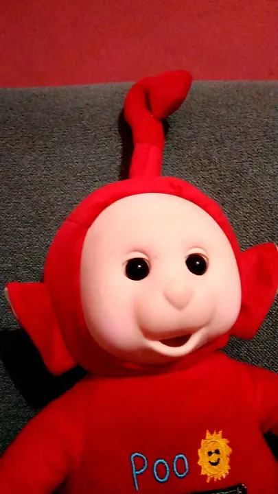 BONEKA TELETUBBIES POO MERAH 45 CM MAINAN KARAKTER KARTUN ANIMASI CUTE ...