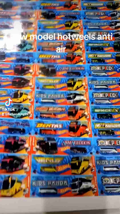 new sticker bus hotwheels anti air 45 kotak/ sticker bus mania viral ...