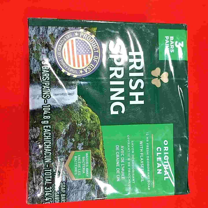 สบู่ก้อน Irish Spring Deodorant and Anti-Bacterial soap สูตร Original ...