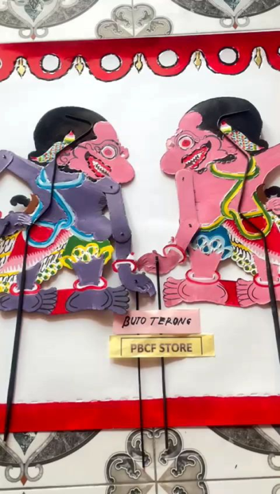 Wayang BUTO TERONG bahan Kertas Duplek tebal | Lazada Indonesia
