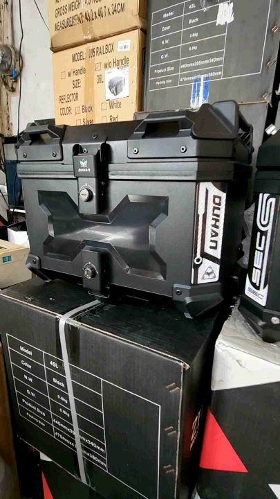 SEC KRYPTONITE 45L HARD PLASTIC TOPBOX | Lazada PH