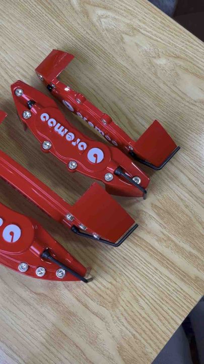 ฝาครอบเบรก สีแดง M L ทุกรุ่น พลาสติกABSทนความร้อน ไม่ละลาย งานคุณภาพได้ ...