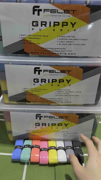 [Buy 5 Free 1] FELET Grippy PU Grip 100%ORIGINAL Made in Japan 日本製 for ...