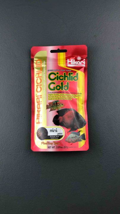 HIKARI CICHLID GOLD COLOR-ENHANCING DIET FOR CICHLIDS AND LARGER ...