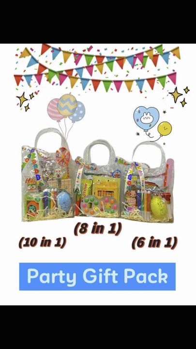 Kids Birthday Party Packs Gift Pack Goodie Bag Gift Set Door Gift ...