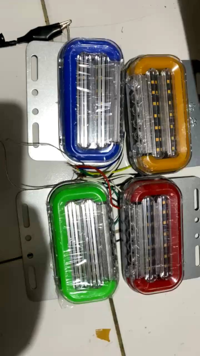 24Volt - Lampu Bak Truk Bus 2 Baris Sein Sen Running Lampu Samping Bak Truk 24V | Lazada Indonesia