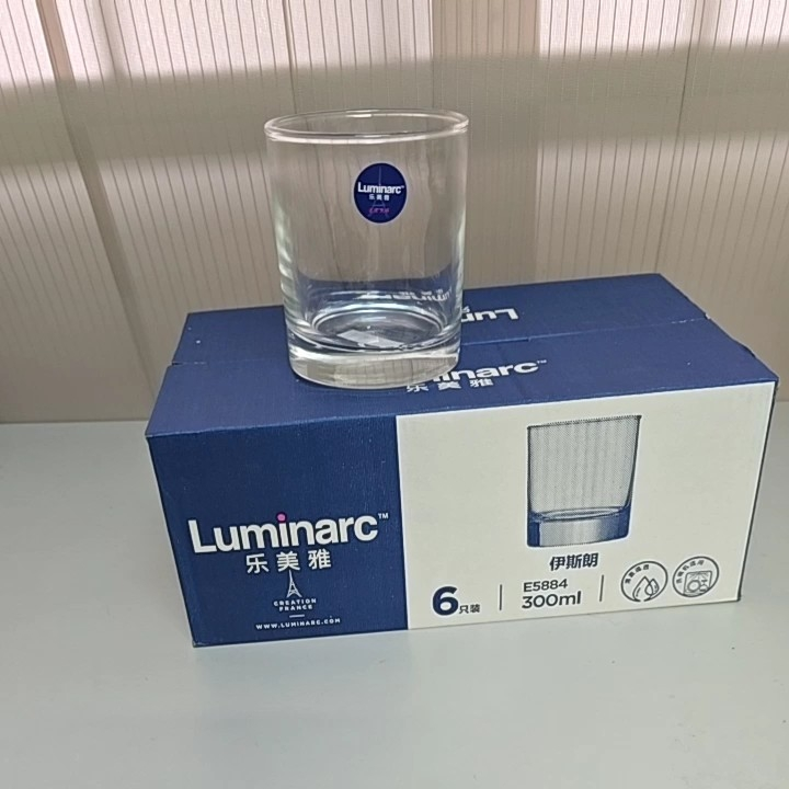 6pcs Luminarc Islande 300ml Set Cawan Gelas Kaca Tempered Glass Mug ...