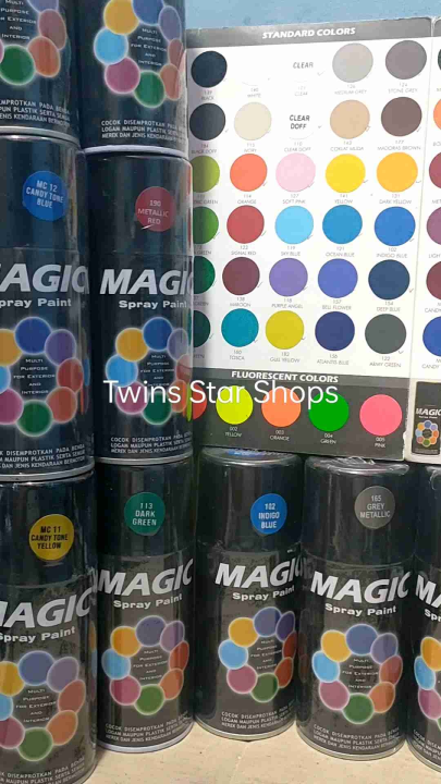Cat Semprot Pilox Pilok Magic Spray Paint 300cc Ready Berbagai Warna ...