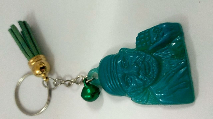 green shirdi sai baba key chain limited edition | Lazada
