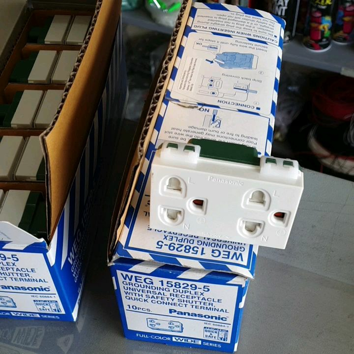 Original Panasonic WEG15829-5 Universal Outlet with Shutter | Lazada PH