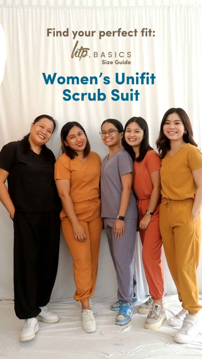 HTP Basics Women's Unifit Scrub Suit/Scrubs Nurse/Doctor Uniform ...