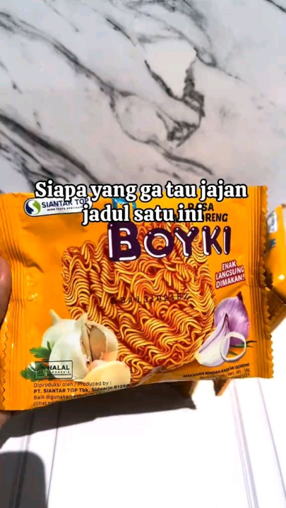 Mi Boyki Rasa Mi Goreng Kemasan 16g/harga untuk satu karton isi 80bks ...