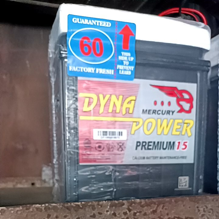 NS40 B20 (REVERSE POLARITY) DYNA POWER MAINTENANCE FREE BATTERY FOR ...