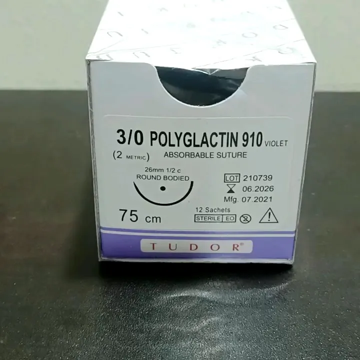 Polyglactin 3/0 Round Bodied Absorbable Sutures 12's | Lazada PH