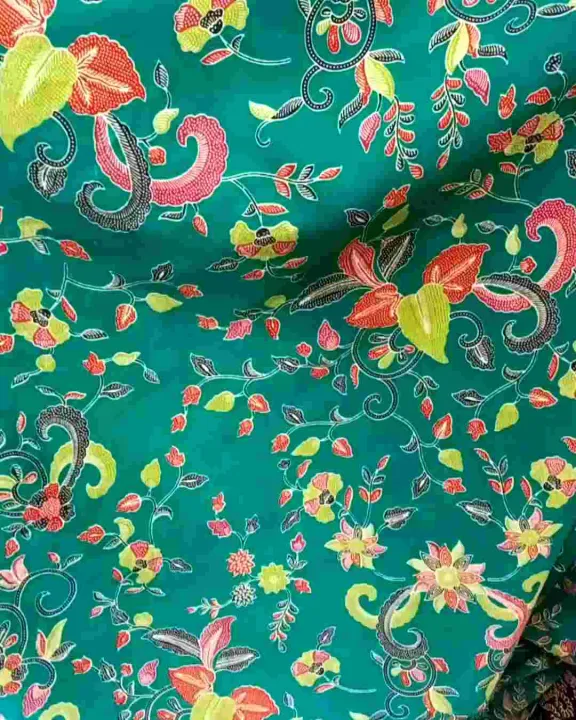 Bahan Kain Katun Silk Premium Motif Batik Harga 0,5m | Lazada Indonesia