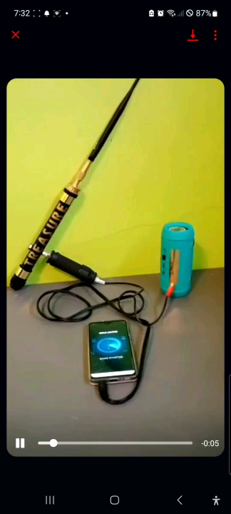 METAL DETECTOR ,GOLD SCANNER / UPGRADED GOLD LOCATOR w/ Frequency ...