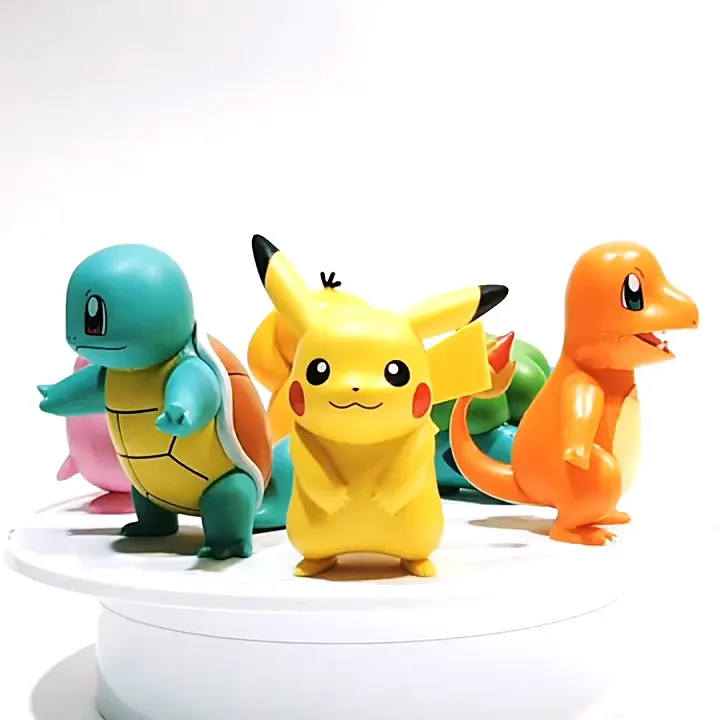 Pokemon Action Figure Kartun Karakter Lucu Pikachu Bisa Untuk Dekorasi ...