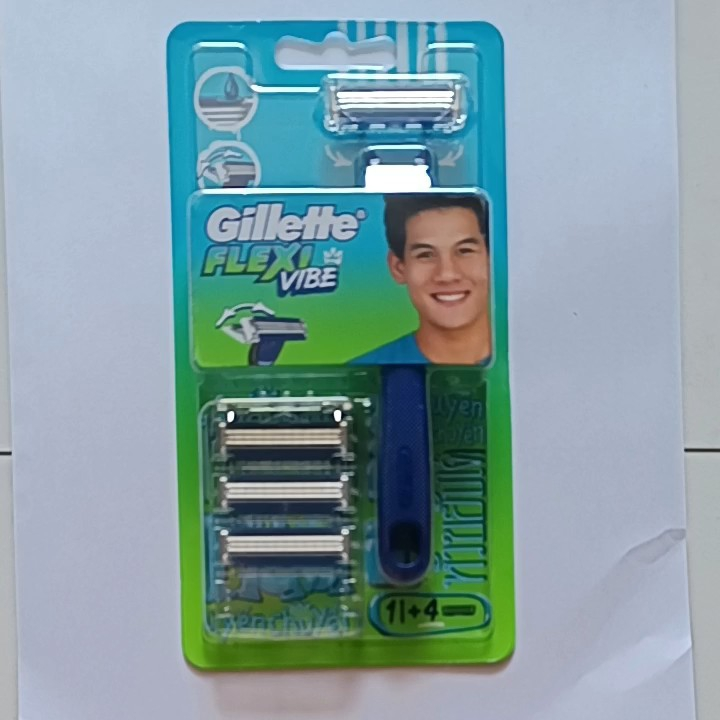 Gillette flexi vibe ใบมีดโกนพร้อมด้าม | Lazada.co.th
