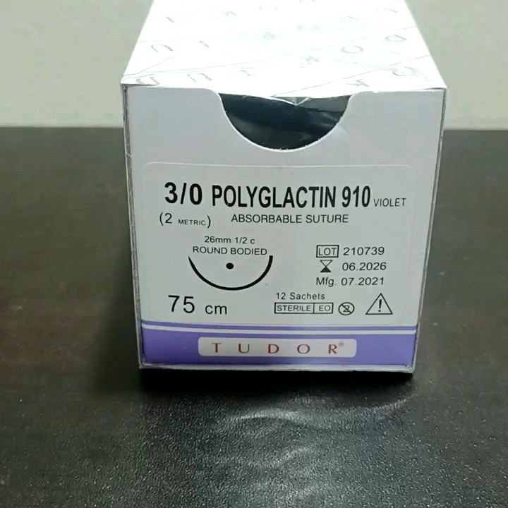 Polyglactin 3/0 Round Bodied Absorbable Sutures 12 Sachets | Lazada PH