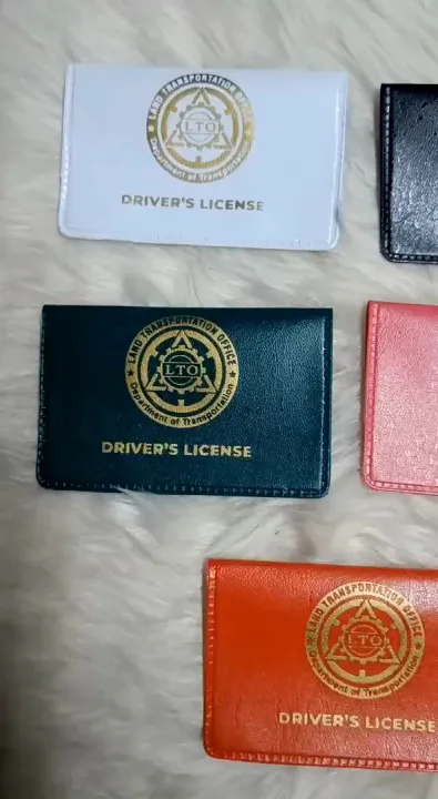 Driver's License Card Holder( PVC COWHIDE PLASTIC) | Lazada PH