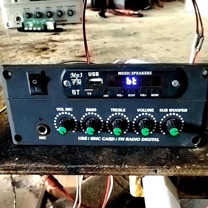 mesin/ kit ampli speaker aktif bluetooth plus trafo | Lazada Indonesia