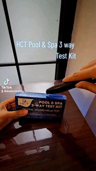 HCT Chlorine Bromine and pH 3-WAY Test Kit for Swimming Pool CHEMSTORE ...