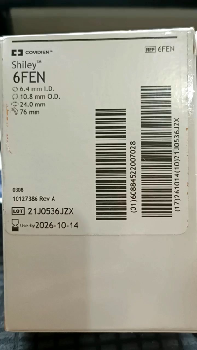Shiley 6 FEN Tracheostomy Tube Cuffed (Fenestrated) | Lazada PH