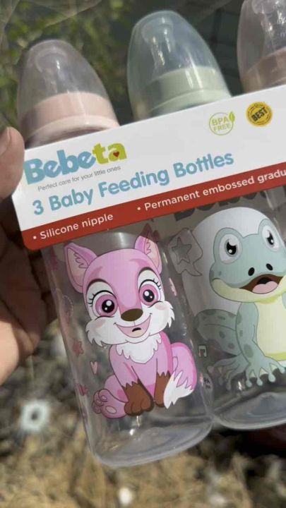 Bebeta 8oz/240ml feeding bottle #313 w/measuring cap | Lazada PH