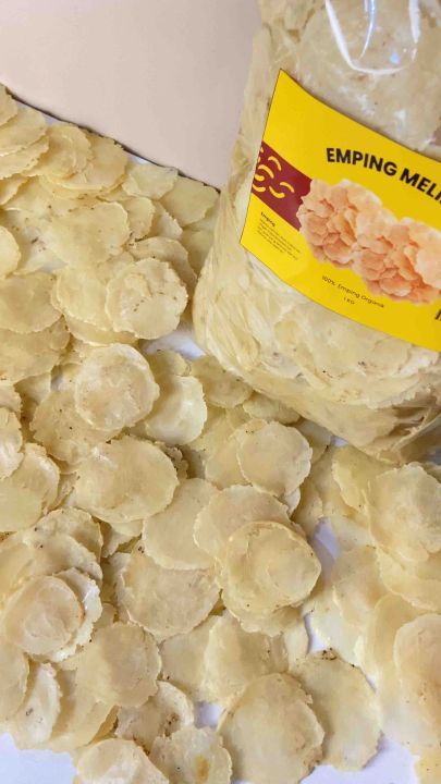 EMPING MELINJO MENTAH SUPER ORIGINAL TIPIS 1KG MURAH MERIAH | Lazada ...
