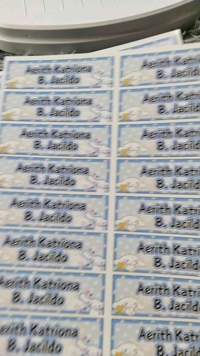 Personalized Sticker / Subject Sticker label (Please send details)SELF ...