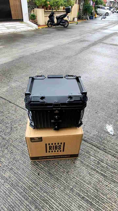sec ribs 45l.abs hard plastic topbox | Lazada PH