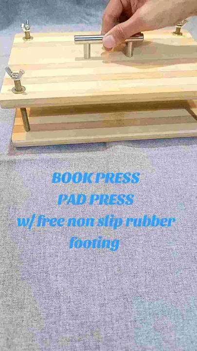 SALE! HEAVY DUTY WOODEN BOOK PRESS PAD PRES for book binding, READY TO ...