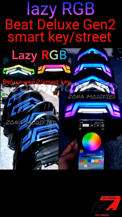 Stoplamp Lazy RGB Honda Beat Deluxe Gen 2 / street / smart key 2024 ...