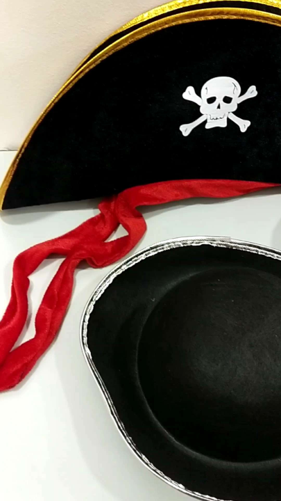 Pirate Cap Hat Halloween Pirate Skull Captaqin Hat | Lazada