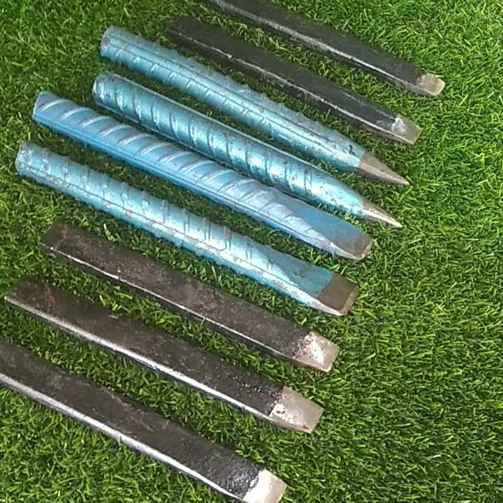 Pahat beton tatah batu bahan besi spiral pahat bobok besi ulir | Lazada ...