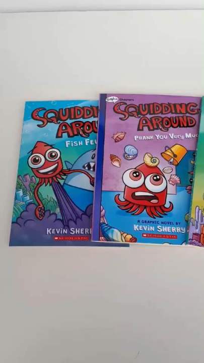 Squidding Around หนังสือการ์ตูนภาษาอังกฤษ สำหรับเด็ก เซต 3 เล่ม ...