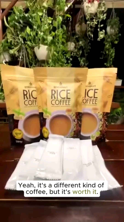 Grainsmart Ricewell Brown Rice Coffee with Rice Husk and Stevia 210g ...