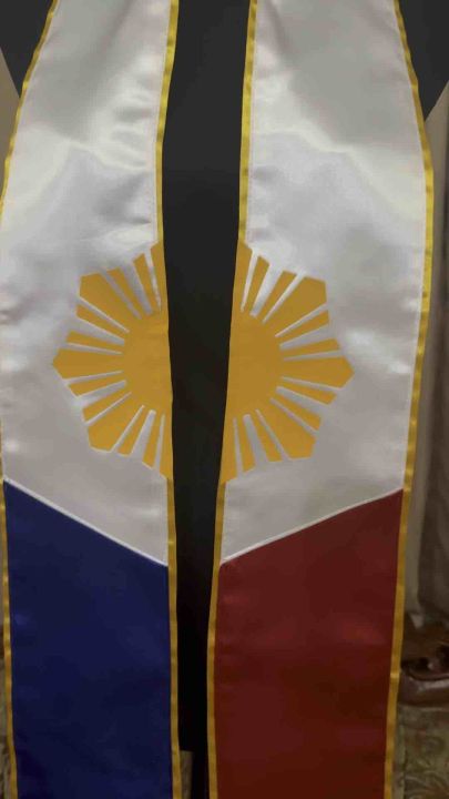 High Quality Graduation Stole sash Philippine Flag inspired | Lazada PH