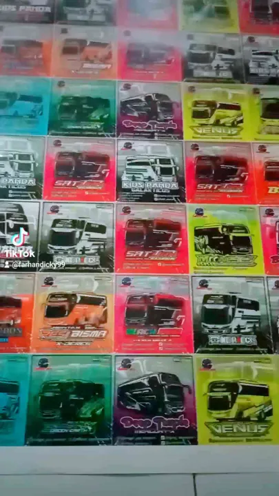 sticker bus mania full tunggal jaya isi 35 kotak | Lazada Indonesia