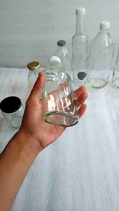 BOTOL KACA GEPENG 250 ML | Lazada Indonesia