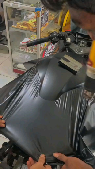 Stiker Skotlet Hitam Doff Stiker Motor Hitam Glossy Dan Doff | Lazada ...